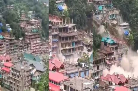 The accident happened in Kullu, Himachal Pradesh, many multi-storey buildings collapsed ...