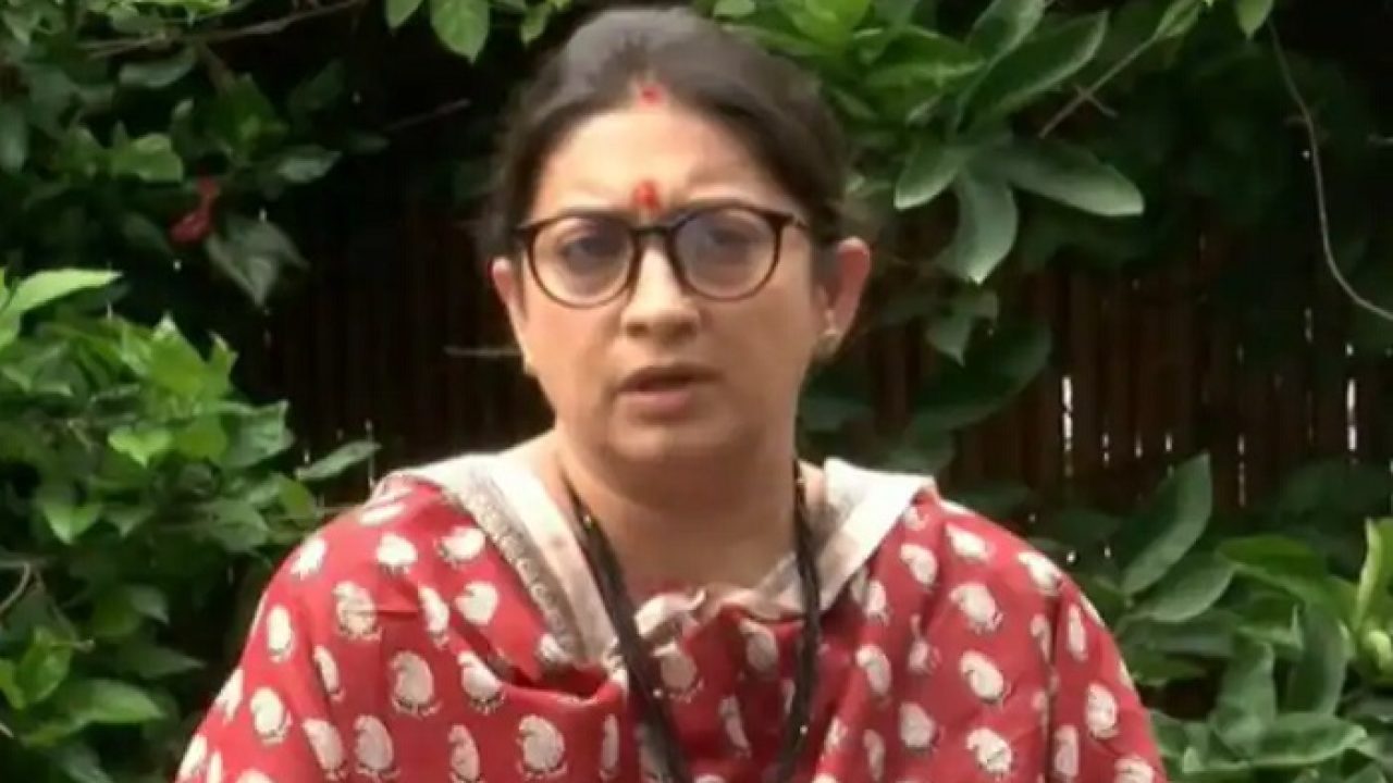 Smriti Irani's big attack on Congress, Union Minister furious over the ...